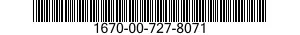 1670-00-727-8071 1670007278071 007278071
